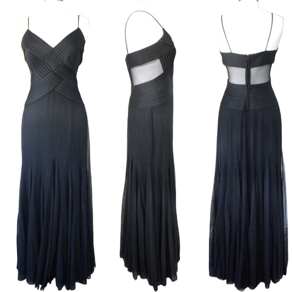 JS Collections | Dresses | Js Collections Black Formal Maxi Dress ...